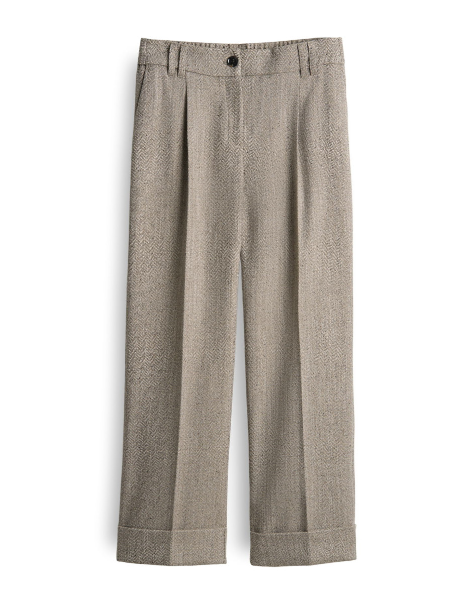 Meeri herringbone | Lange Hosen | Hosen & Jeans | Bekleidung | DAMEN ...